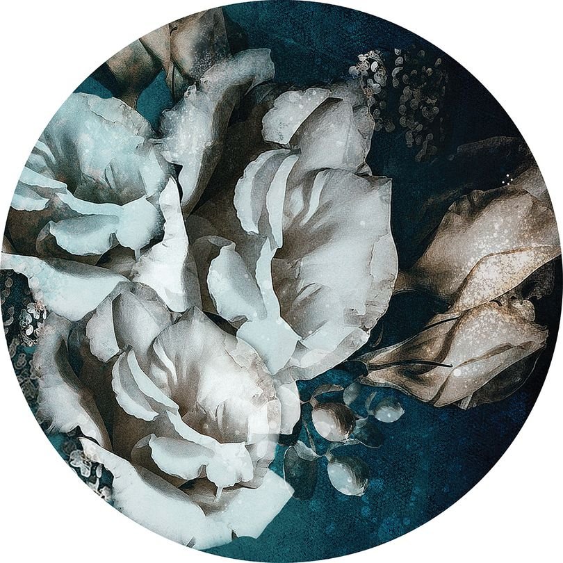 Just Blue Vintage II | Round - Plakater - Møbelhuset 2